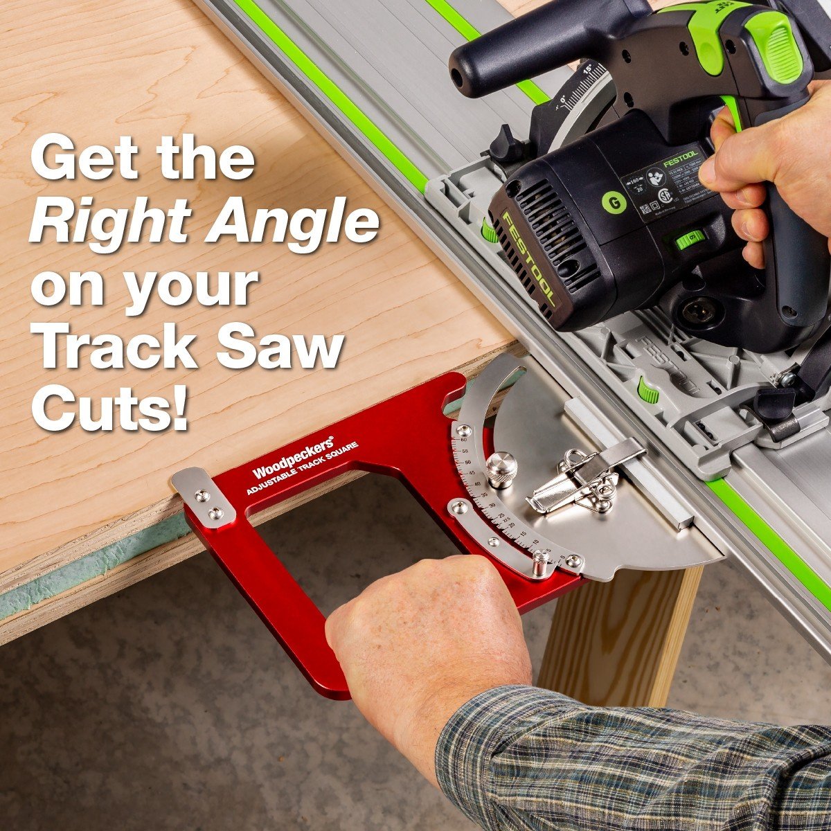 Adjustable Track Square ShopWoodpeckers